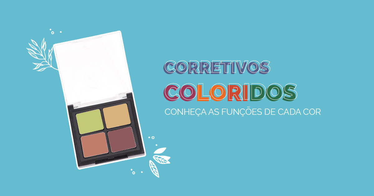 Corretivos coloridos: conheça as funções de cada cor